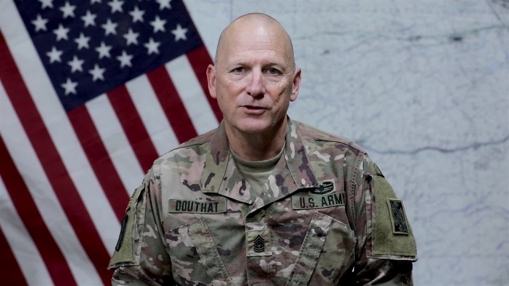 DVIDS - Video - Holiday Shout-Out CSM David Douthat