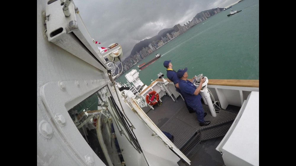 DVIDS - Video - The U.S. Coast Guard Cutter Bertholf (WMSL 750) departs ...