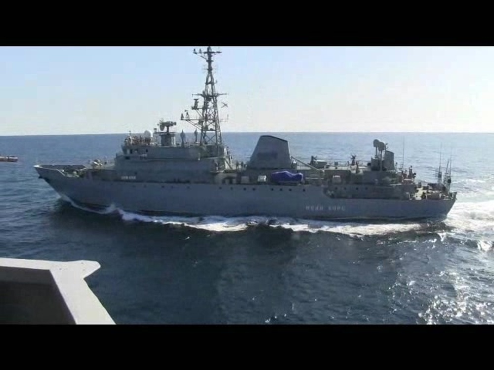 DVIDS - Video - Aggressive Approach by a Russian Navy ship on USS ...