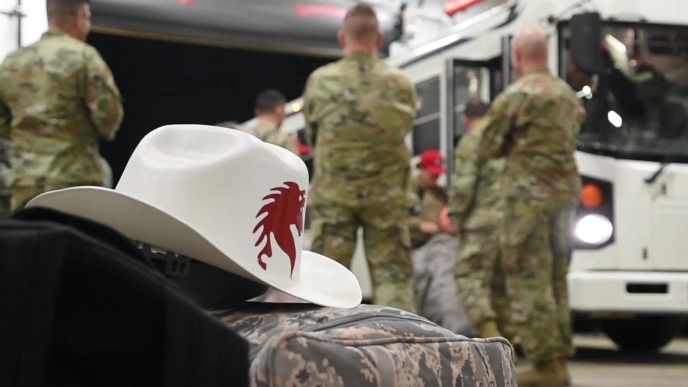 DVIDS - Video - 200th RED HORSE Squadron Deploys to Puerto Rico (B-Roll)