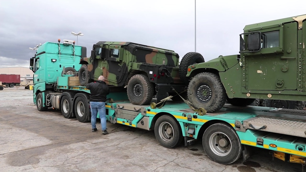 DVIDS - Video - Coleman Barracks Army Preposition Stock begins ...