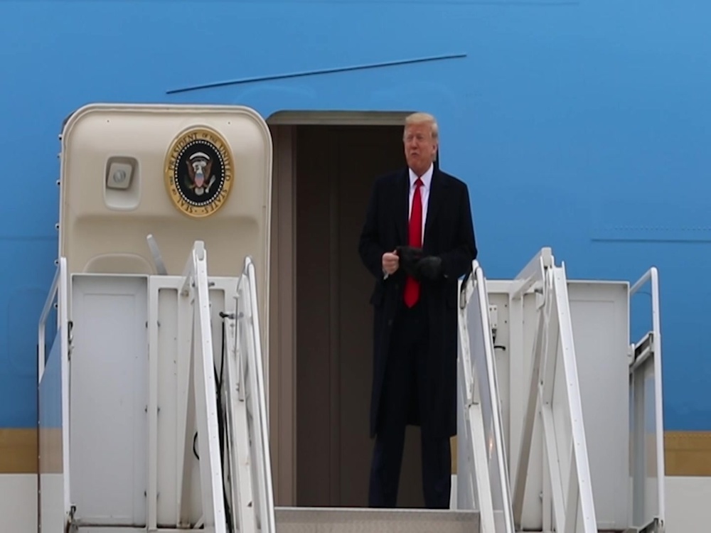 DVIDS - Video - President Trump Visits Selfridge ANGB