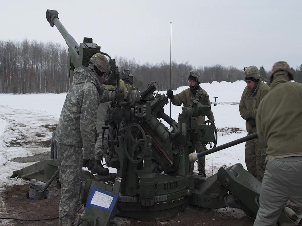 DVIDS - Video - Wisconsin National Guard field artillery at Northern ...