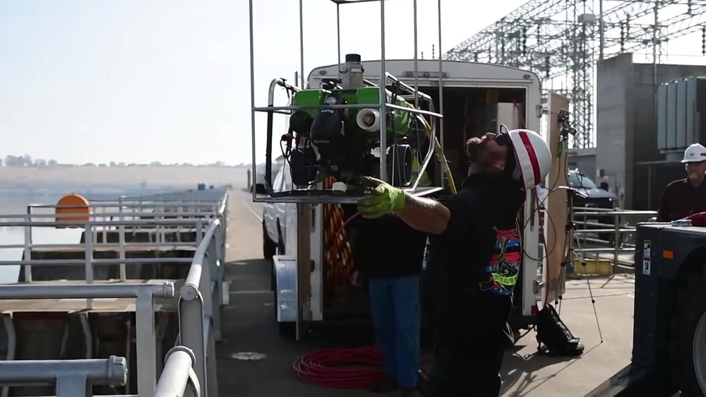 DVIDS - Video - Under Water inspection with Remotely operated Vehicle ROV