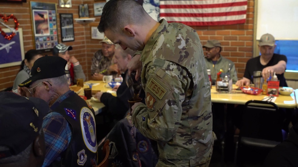 DVIDS - Video - 412th Test Wing Commander Visits Veterans During Coffee ...