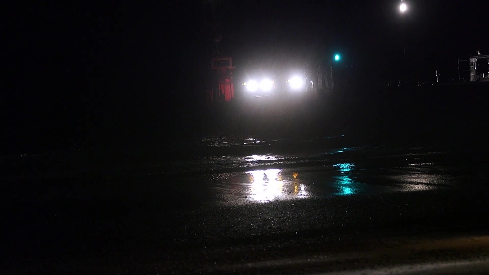 DVIDS - Video - U.S. Marines and Sailors offload humvees from the ...