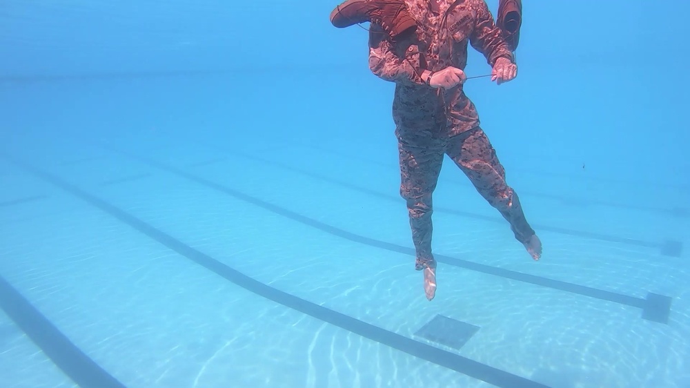 DVIDS - Video - Swim Survival Skills Training (S3T) –Remove Boots and Trousers (#3)