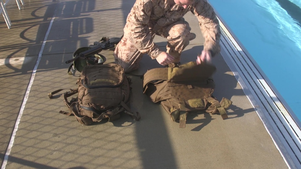 DVIDS - Video - Swim Survival Skills Training (S3T) –Employ Flotation Gear – Secure Combat Load ...