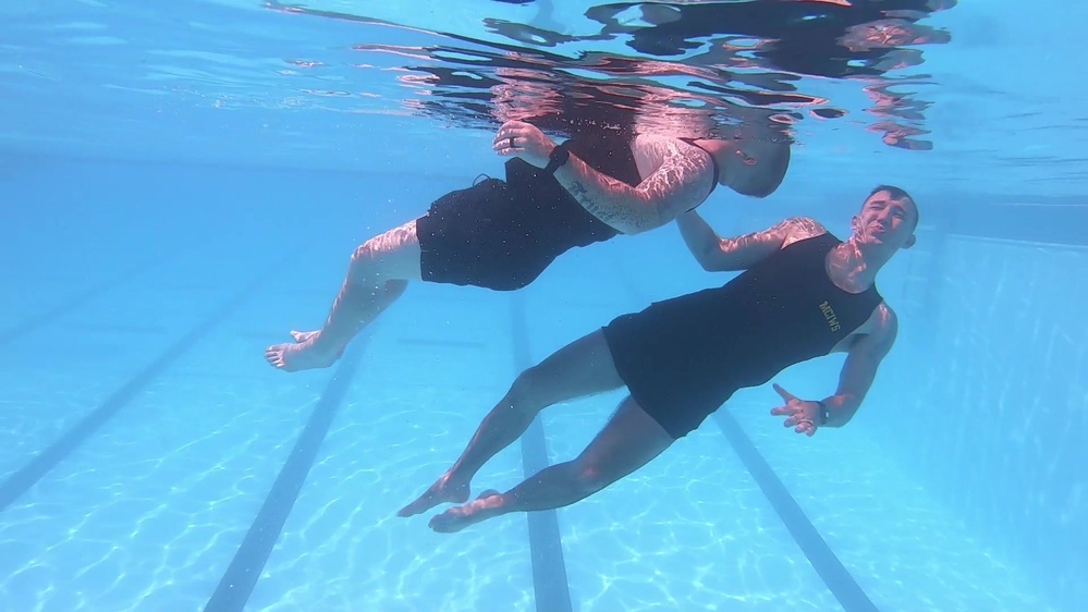 DVIDS - Video - Swim Survival Skills Training (S3T) – Single Armpit tow