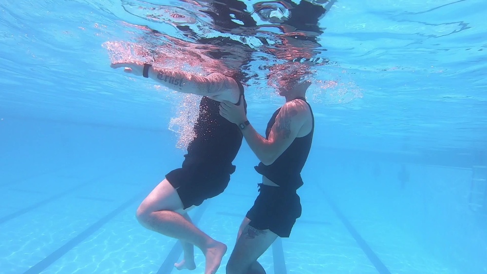 DVIDS - Video - Swim Survival Skills Training (S3T) – Double Armpit Tow (#5 – option 2)