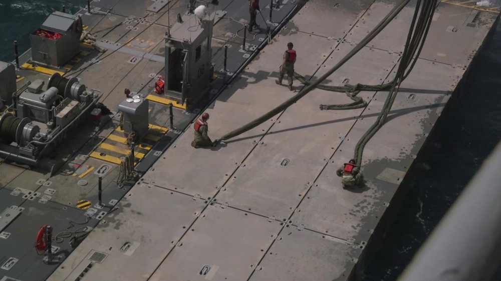 DVIDS - Video - Native Fury 2020 Trident Pier Construction in daytime B ...