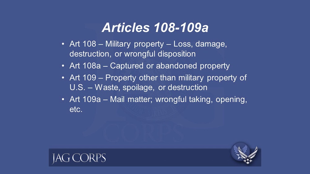 DVIDS - Video - Article 137 Briefing