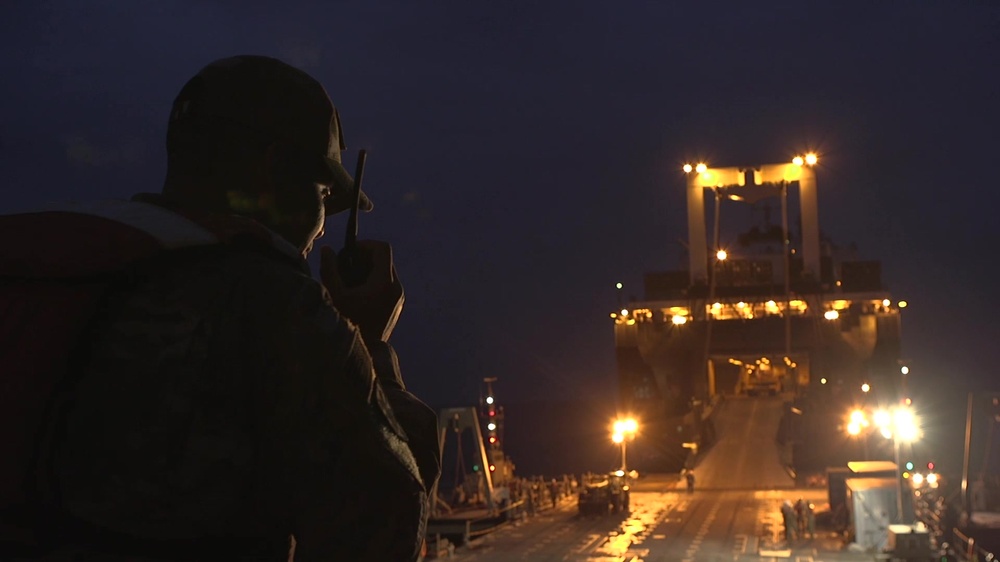 DVIDS - Video - Trident Pier Offload During Native Fury 20