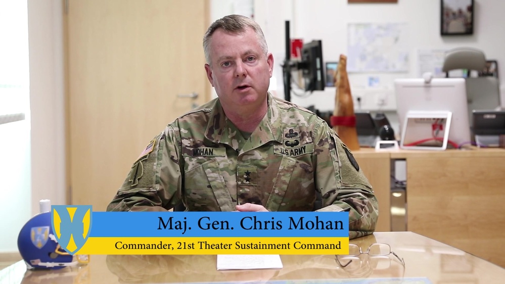 DVIDS - Video - Maj. Gen. Mohan Update General Order Number 1 (GO-1)
