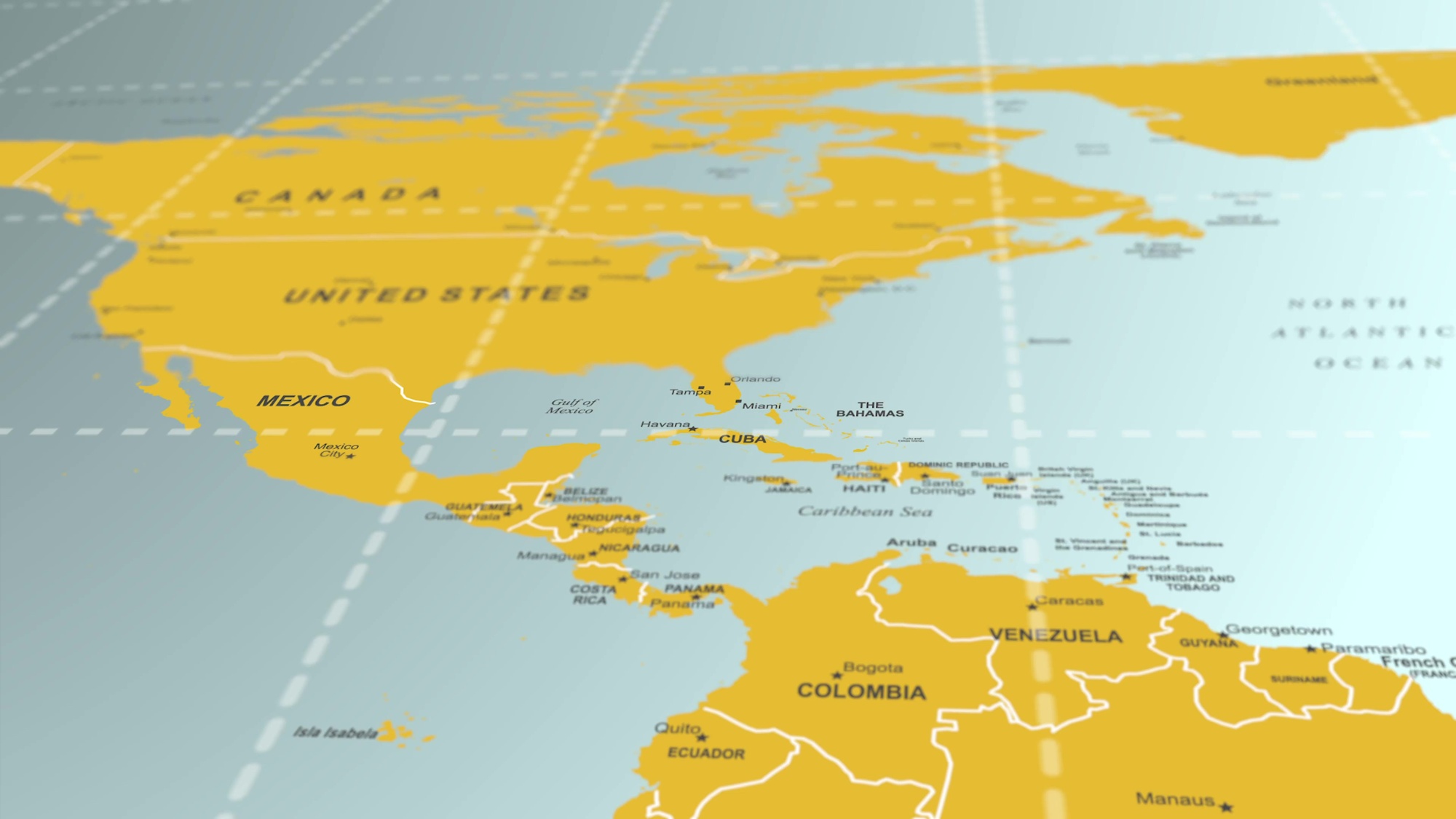 Blank Pacific Rim Map