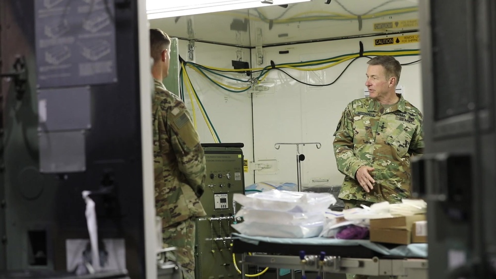 DVIDS - Video - 47th CSH, 627th HC Soldiers host Army Chief of Staff