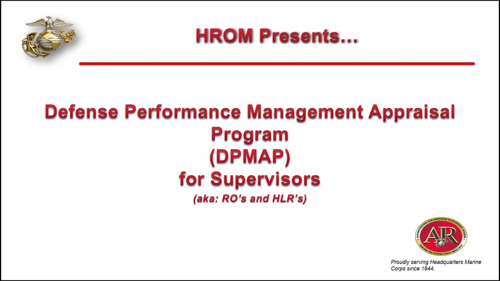 DVIDS - Video - DPMAP for Supervisors