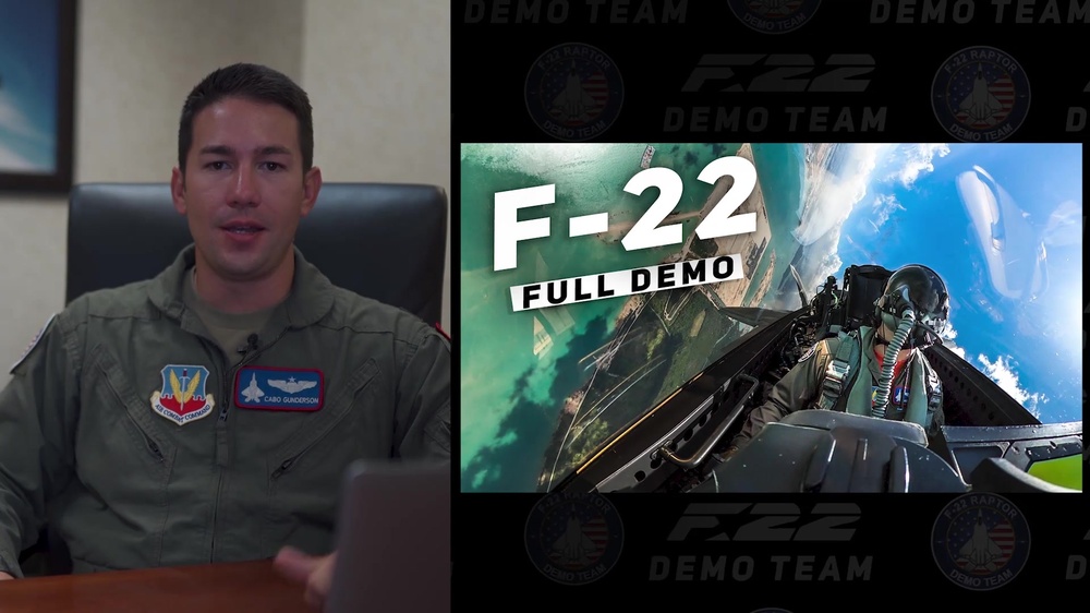 DVIDS - Video - F-22 Pilot Breaks Down Maneuvers