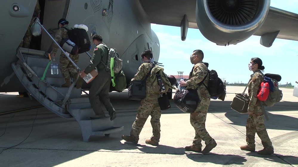 DVIDS - Video - AES crew mobilizes to support COVID-19 patient movement