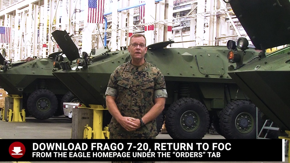 DVIDS - Video - Maj. Gen. Joseph Shrader addresses RTFOC for MARCORLOGCOM