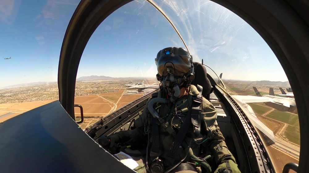 DVIDS - Video - Luke, Arizona ANG salute Phoenix (Cockpit view)