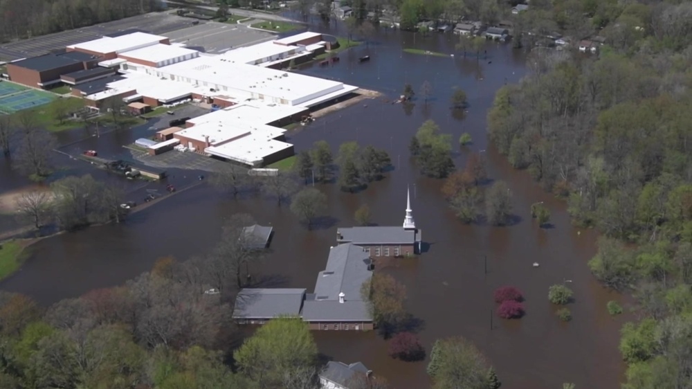 DVIDS - Video - Dam break at Edenville and Sanford, flooding at Midland ...