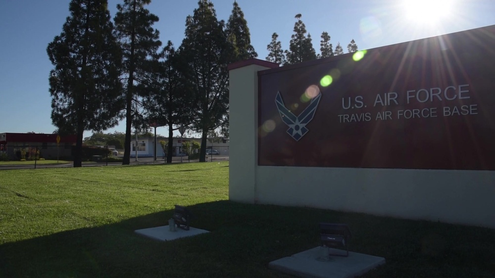 DVIDS - Video - Travis Air Force Base Main Gate Sign