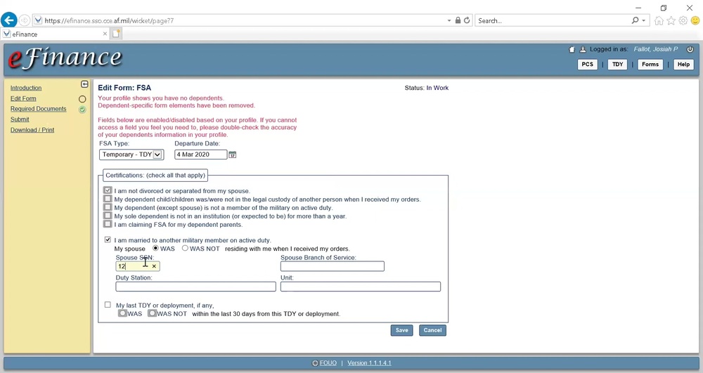DVIDS - Video - E-Finance Family Separation Allowance Video