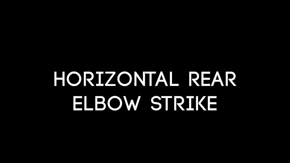 DVIDS - Video - Horizontal Rear Elbow Strike