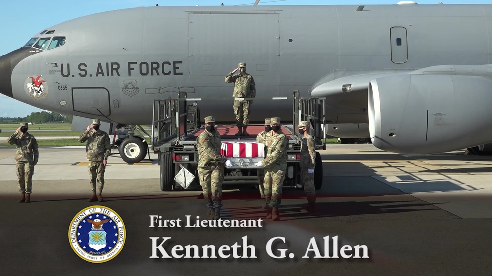 DVIDS - Video - Air Force 1st Lt. Kenneth G. Allen - Dignified Transfer