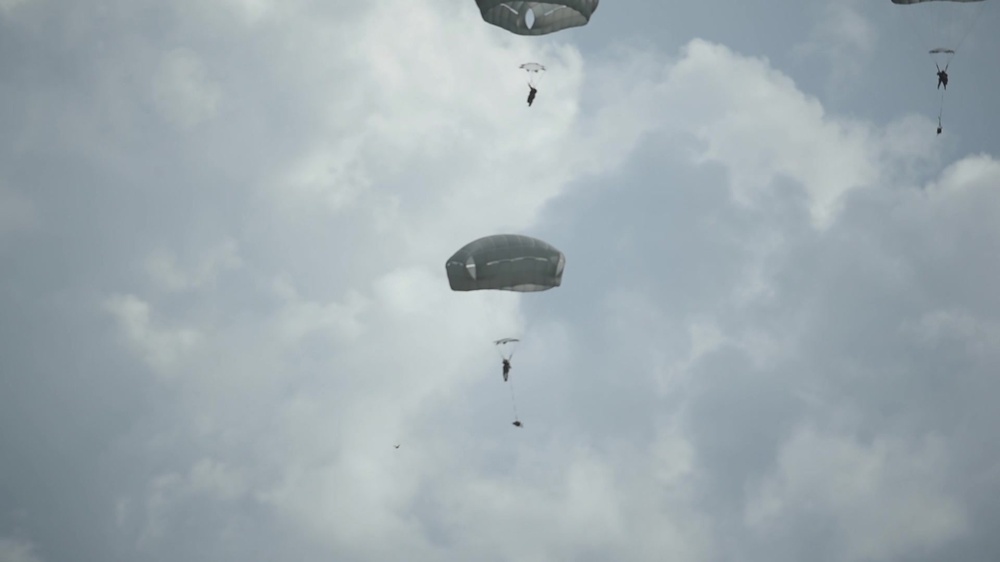 DVIDS - Video - Paratroopers conduct Joint Forcible Entry Operation on Guam