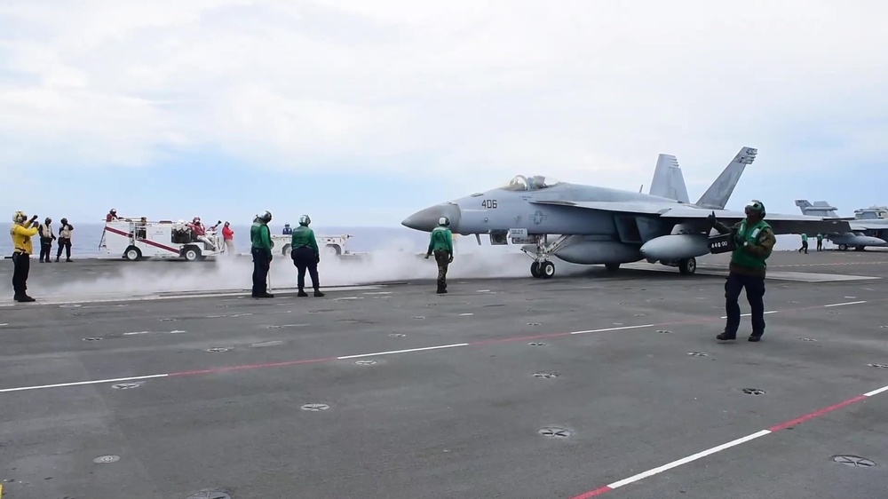 DVIDS - Video - USS Ronald Reagan (CVN 76) Catapults