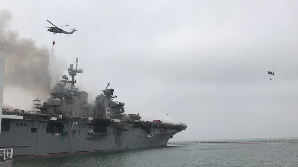 DVIDS - Video - USS Bonhomme Richard (LHD 6) Fire