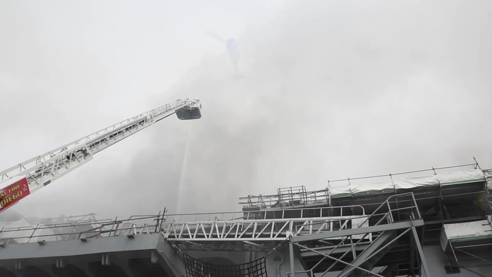 DVIDS - Video - USS Bonhomme Richard (LHD 6) Fire