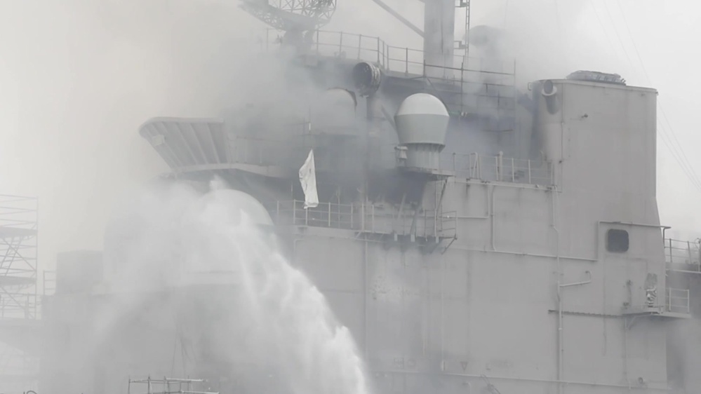 DVIDS - Video - USS Bonhomme Richard (LHD 6) Fire