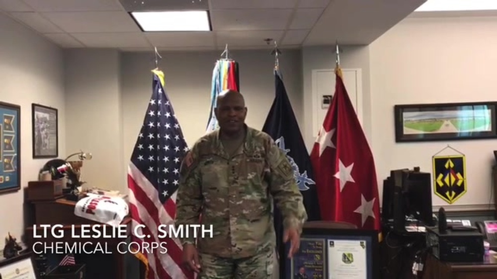 DVIDS - Video - LTG Leslie C. Smith CBRN Virtual Branching Brief