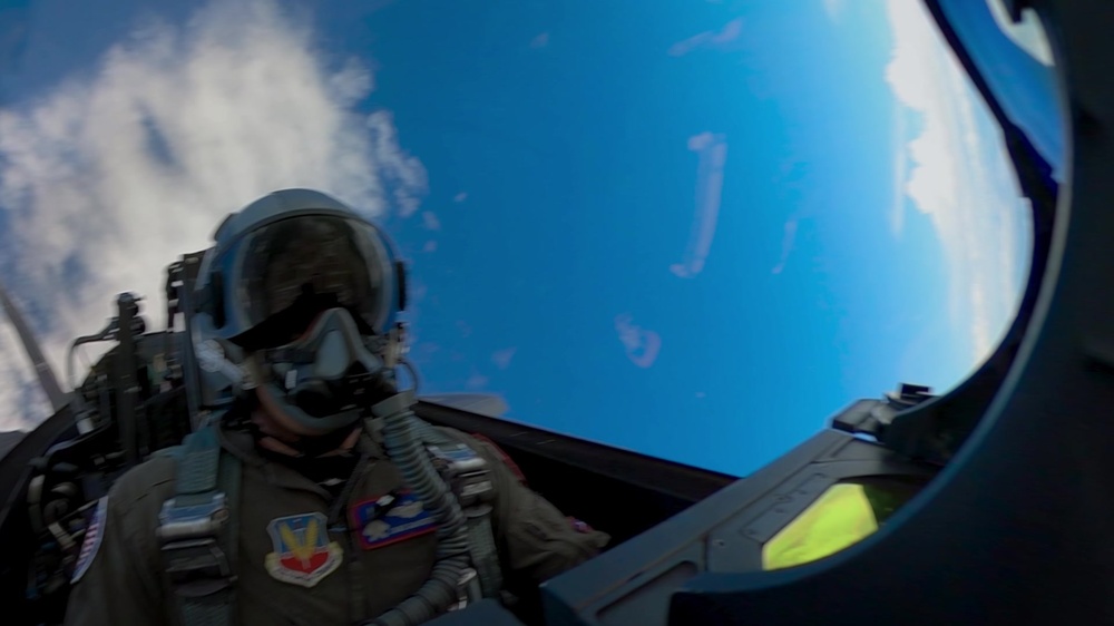 DVIDS - Video - F-22 Cockpit Max Vertical Climb
