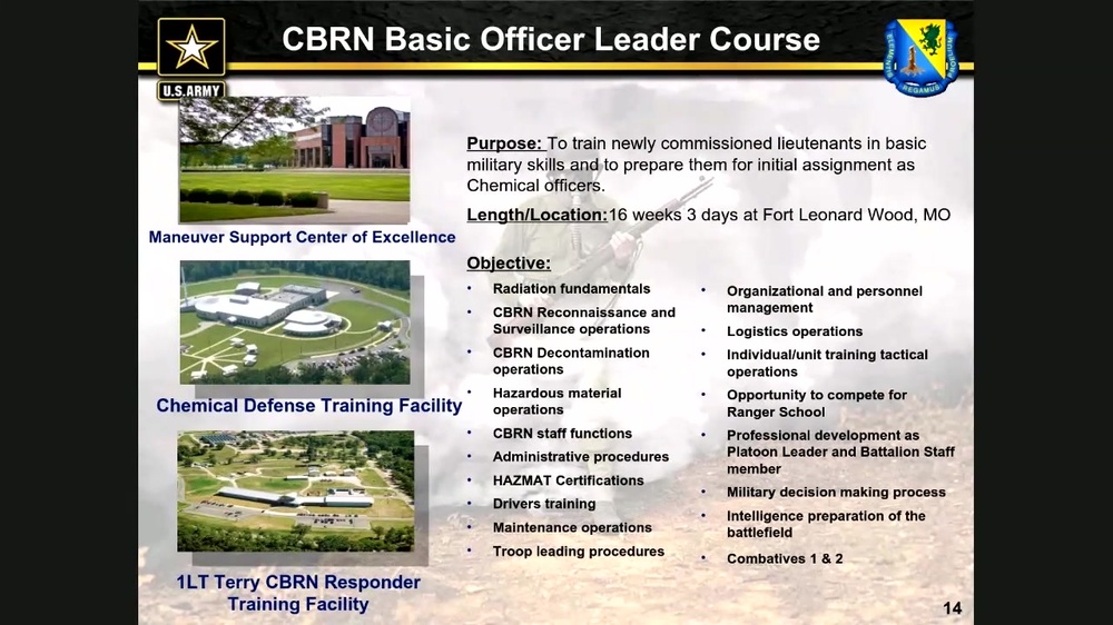 DVIDS - Video - CBRN Virtual Branch Orientation Day 1