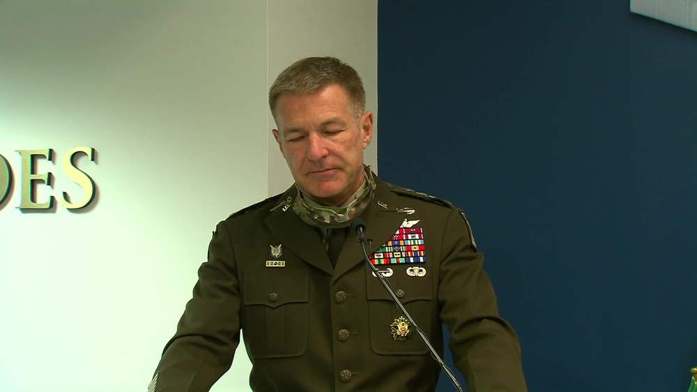 DVIDS - Video - Promotion Ceremony in honor of MG Gary Brito, Incoming ...