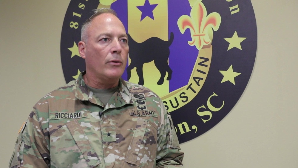 DVIDS - Video - Brigadier General Ricciardi Change of Command 81st RD