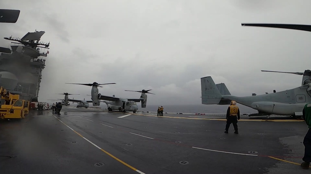 DVIDS - Video - USS America conducts flight operations
