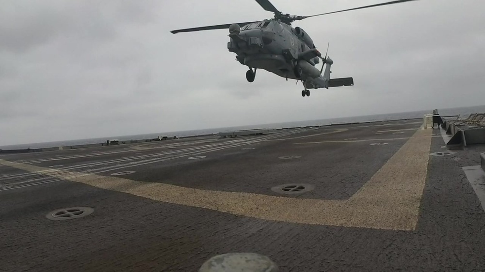DVIDS - Video - USS Princeton conducts Flight operations