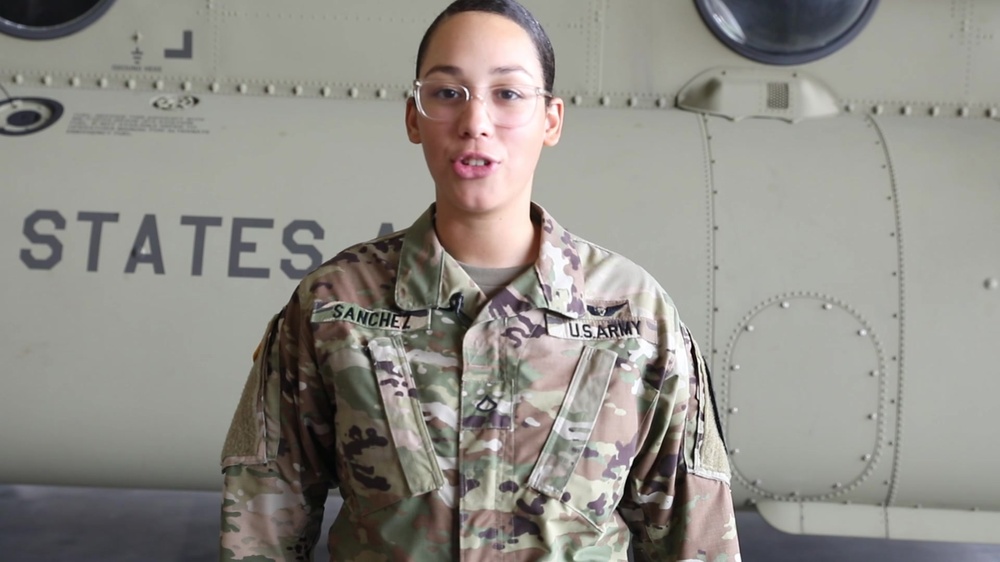 DVIDS - Video - Private Laura Sanchez Talks Army Aviation Maintenance