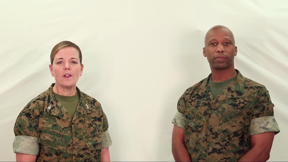 DVIDS - Video - 4th Marine Corps District CO and Sgt. Maj. Address