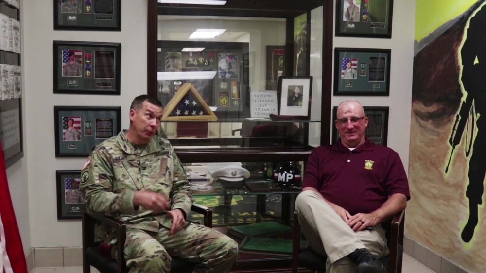 DVIDS - Video - SFC(R) Prevost induction to the US Army Military Police ...