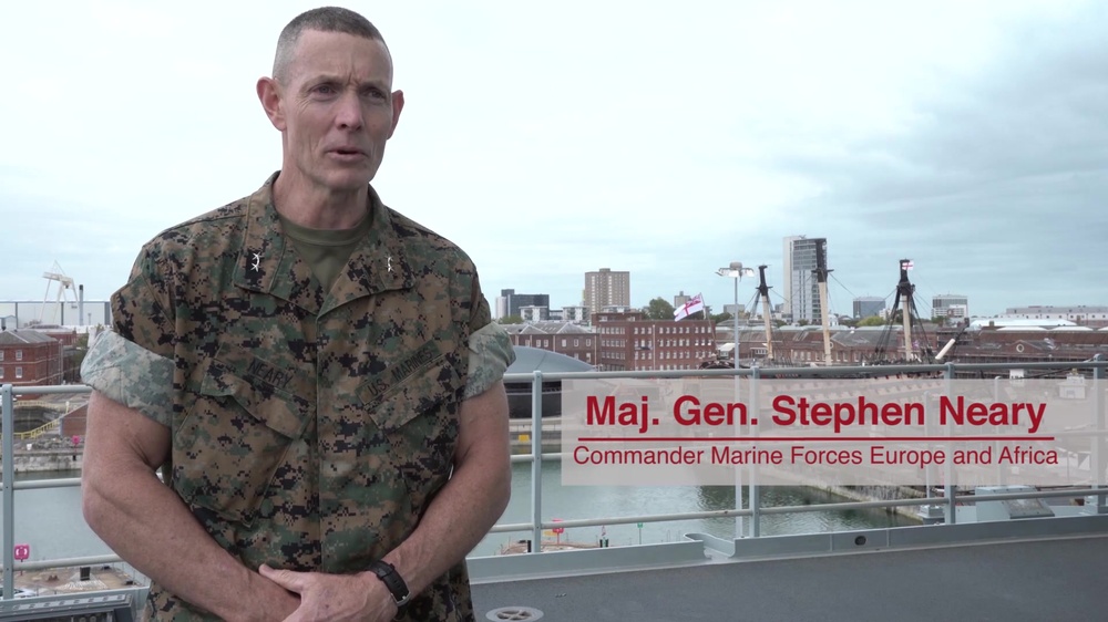 DVIDS - Video - MARFOREUR/AF Commander talks current mission