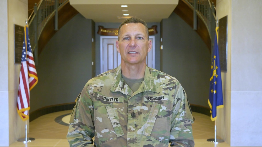 DVIDS - Video - Indiana State Command Sergeant Major Shetler
