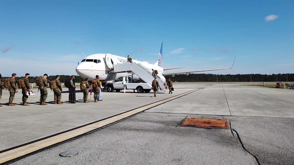 DVIDS - Video - CLR-27 Marines depart for MEFEX 21.1