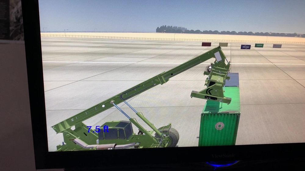DVIDS - Video - RTCH - Rough Terrain Container Handler Simulator
