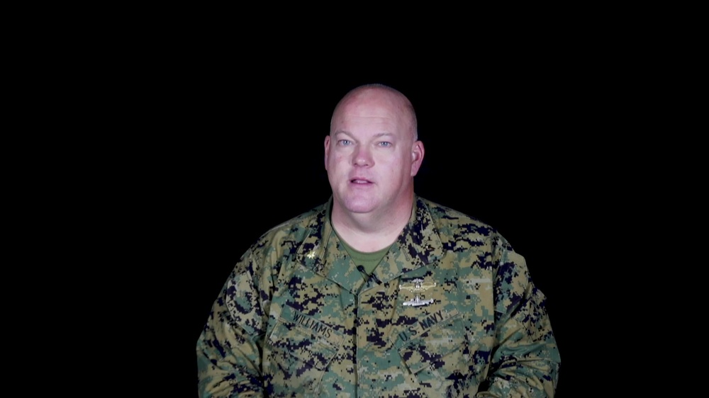 DVIDS - Video - Chaplain Williams gives holiday message to MSG Marines